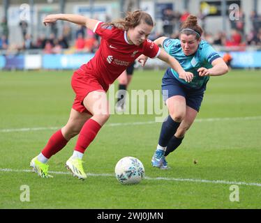 Lucy Parry of Liverpool Women takes on Emma Mukandi of London City ...