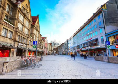 Neuhauser street in Munich, Germany Stock Photo - Alamy