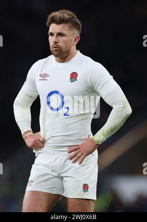 England's Henry Slade in action during the Guinness Six Nations match ...