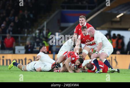 Archie Griffin of Wales (r) in action.. Wales v Japan, 2025 Quilter ...
