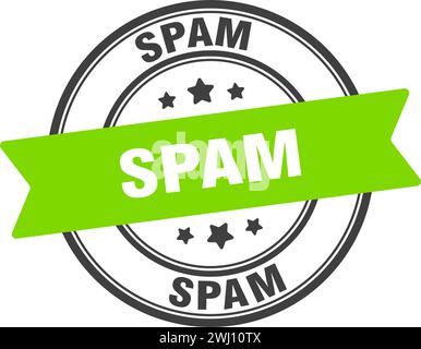 spam round stamp isolated on transparent background. spam stamp Stock ...