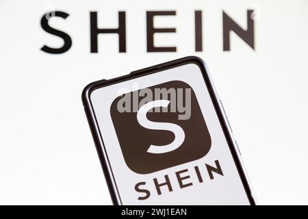 Shein logo online marketplace online commerce ecommerce on a mobile and ...