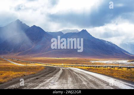 Hike in the fantastic landscape of Alaska, USA Stock Photo - Alamy