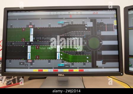 traffic observation by video camera, tunnel and road maintenance with ...