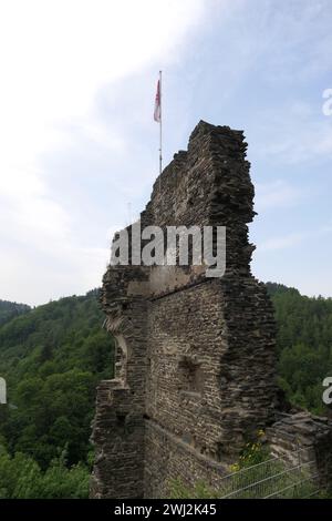 Isenburg castle ruins in the Westerwald Stock Photo - Alamy