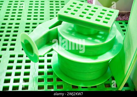 Composite and plastic industrial parts Stock Photo - Alamy