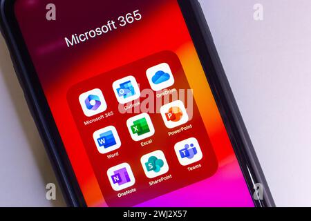 Apps of Microsoft 365 (formerly Office), a family of cloud-based ...