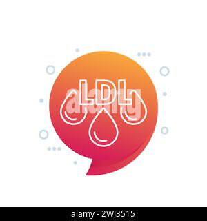 Low cholesterol icon, vector line illustration Stock Vector Image & Art ...