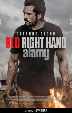RED RIGHT HAND, Orlando Bloom, 2024. © Magnolia Pictures / Courtesy ...