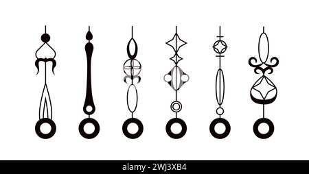Clock retro arms vector set Stock Vector Image & Art - Alamy
