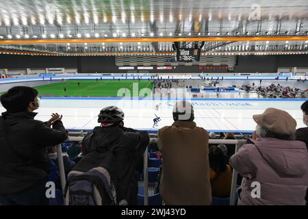 Aomori, Japan. 10th Feb, 2024. Hana Noake, Akane Iida (JPN) Speed ...