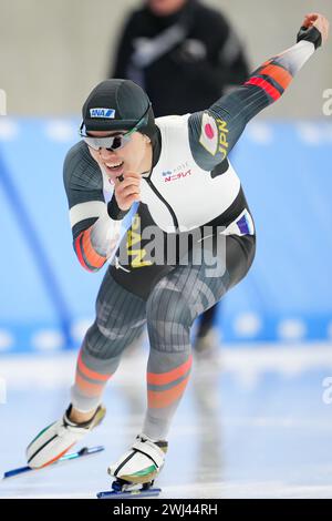 Aomori, Japan. 10th Feb, 2024. Aurora Grinden Lovas (NOR) Speed Skating ...