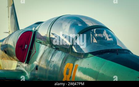 Cockpit of a Russian military fighter aircraft isolated Stock Photo - Alamy