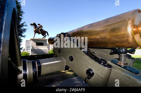 monument erected in 1907 to Eighth Texas Cavalry in US civil war 1861 ...