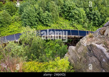 Transportation Water open pipeline Stock Photo - Alamy