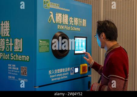 New reverse vending machines (RVM) installed in Hong Kong for recycling ...