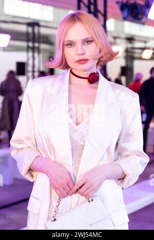 Model Elena Matei attends the New York premiere of Long Shot at the AMC ...
