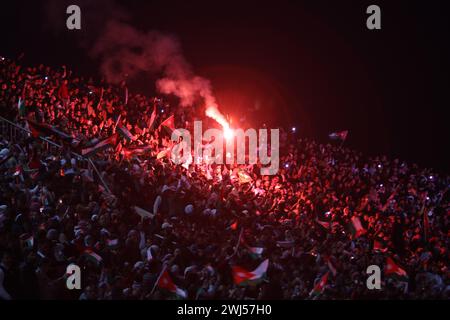 Football Stadium (Amman International Stadium) Jordan from plane ...