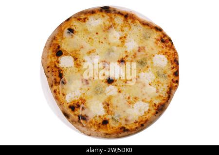 Quattro formaggio - italian pizza with four sorts of cheese Stock Photo ...