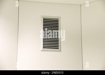 Ventilation grids on wall of building, indoors Stock Photo - Alamy
