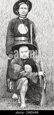 Vietnam: Tonkin Campaign - 'Pavillons-Noirs, Tonkin 1883' - 'Black ...