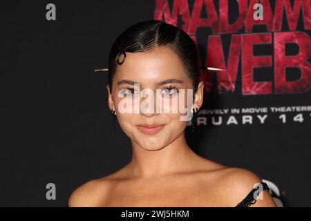 Isabela Merced 02/12/2024 The World Premiere of “Madame Web” held at ...