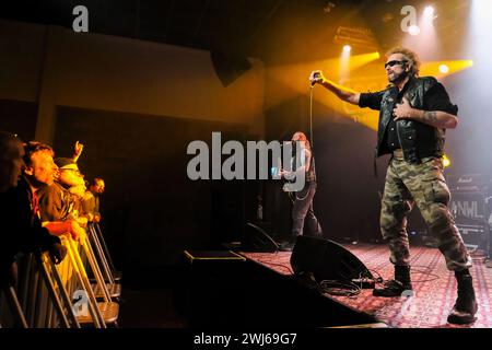 Guitarist and vocalist Tommy "H" Tom Hunt of English punk group Anti ...