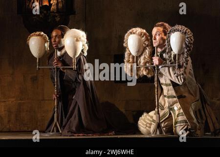 l-r: Innocent Masuku (Count Almaviva), Charles Rice (Figaro) in THE ...