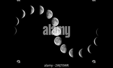 Crescent Moon, Luna, Moon, Full Moon Stock Photo - Alamy