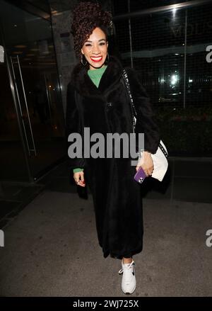 Michelle Ackerley attends TV Choice Awards at London Hilton Hotel. NO ...