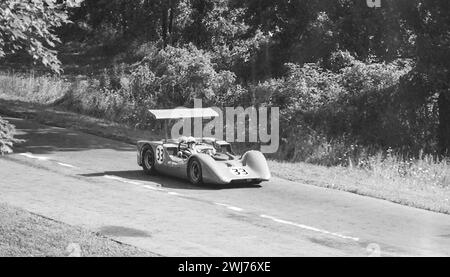 Chinook race car of Nat Adams at the 1968 Watkins Glen USRRC race ...
