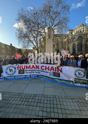 Human Chain. Save Bangladesh, Save Democracy, Free and fair election ...