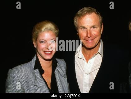 Wayne Rogers and wife Amy Rogers Circa 1980's Credit: Ralph Dominguez ...