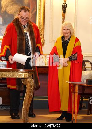 Queen Camilla is installed as Honorary Liveryman of the Worshipful ...