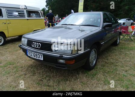 A 1989 Audi 200 turbo parked on display at the 48th Historic Vehicle ...