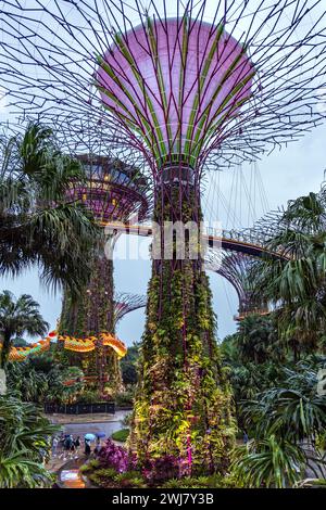 Singapore's marina bay garden Stock Photo - Alamy