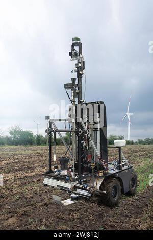 Autonomous robot for measuring soil quality in an agricultural field ...