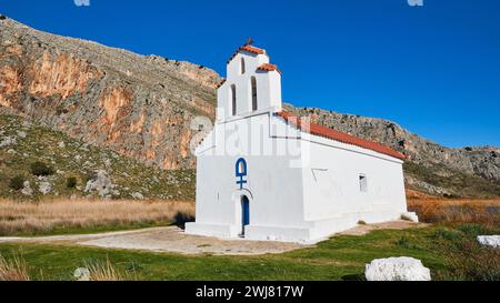 Agiou Petrou Chapel, Chapel of St Peter, Small church stands isolated ...
