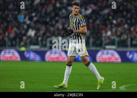 Leonardo Cerri of Juventus FC seen in action during Serie A 2023/24 ...