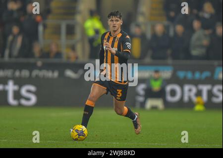 Ryan Giles of Hull City runs towards the box during the Sky Bet ...