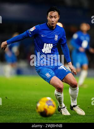 Birmingham City’s Seung-Ho Paik in action during the Emirates FA Cup ...