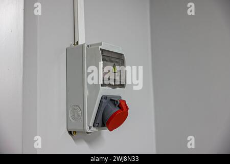 Outdoor Electrical Box with Single and Three Phase Current Electrical ...