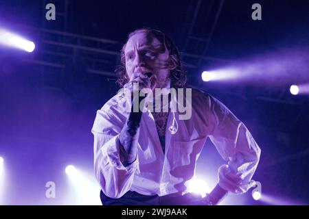 Frank Carter of Frank Carter and the Rattlesnakes live onstage as part ...