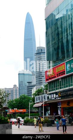 The KK100 skyscraper in Shenzhen, China Stock Photo - Alamy
