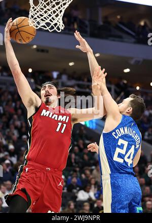Miami Heat Guard Jaime Jaquez Jr 11 Works To Get By Atlanta Hawks
