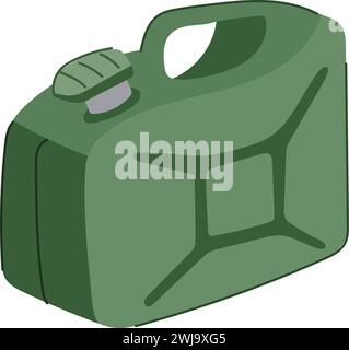 ister fuel can metal cartoon vector illustration Stock Vector Image ...