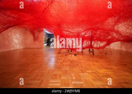 Absence Embodied, giant interwoven installation of intricately woven ...