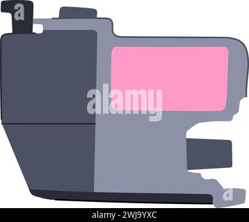 bottle ink cartridge cartoon vector illustration Stock Vector Image ...