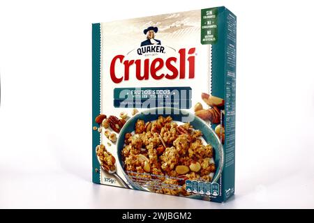 Quaker Cruesli Nuts crunchy granola. Quaker Cruesli is a brand of ...