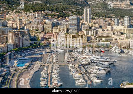 Monte Carlo in Monaco. Tightly packed luxury villas and apartments for ...